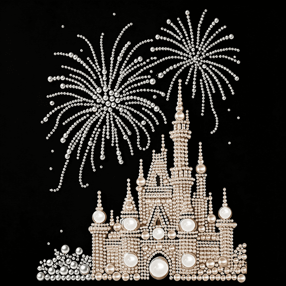CCOCC Castle Diamond Art Kits for Adults,Castle Design with ...