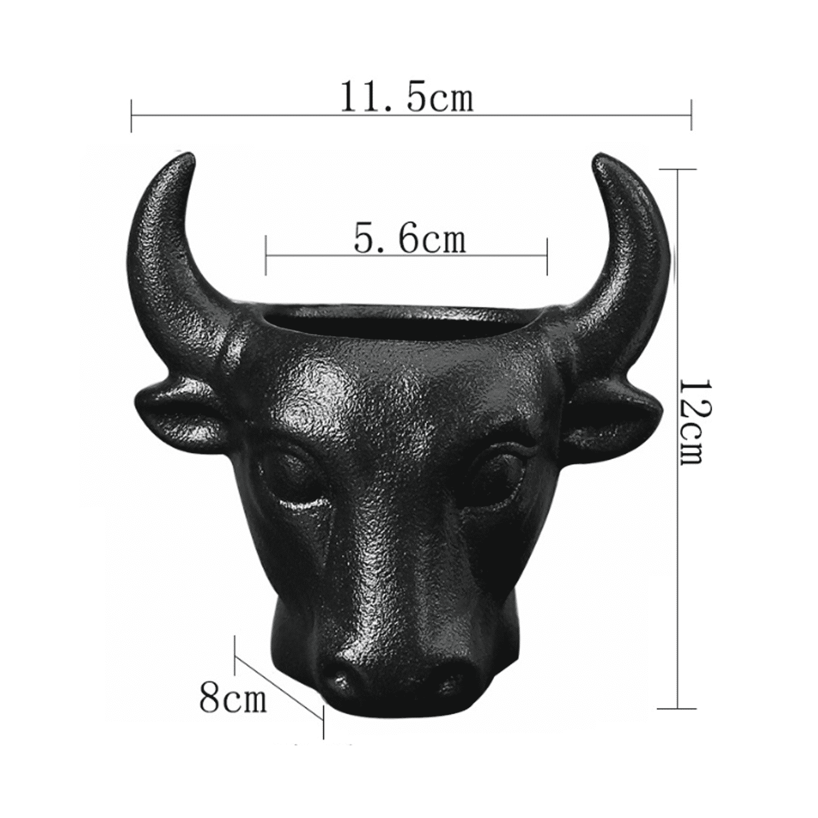 CCOCC Ceramic Planter,Adorable Cow Ceramic Pots for Plants,Artisan ...