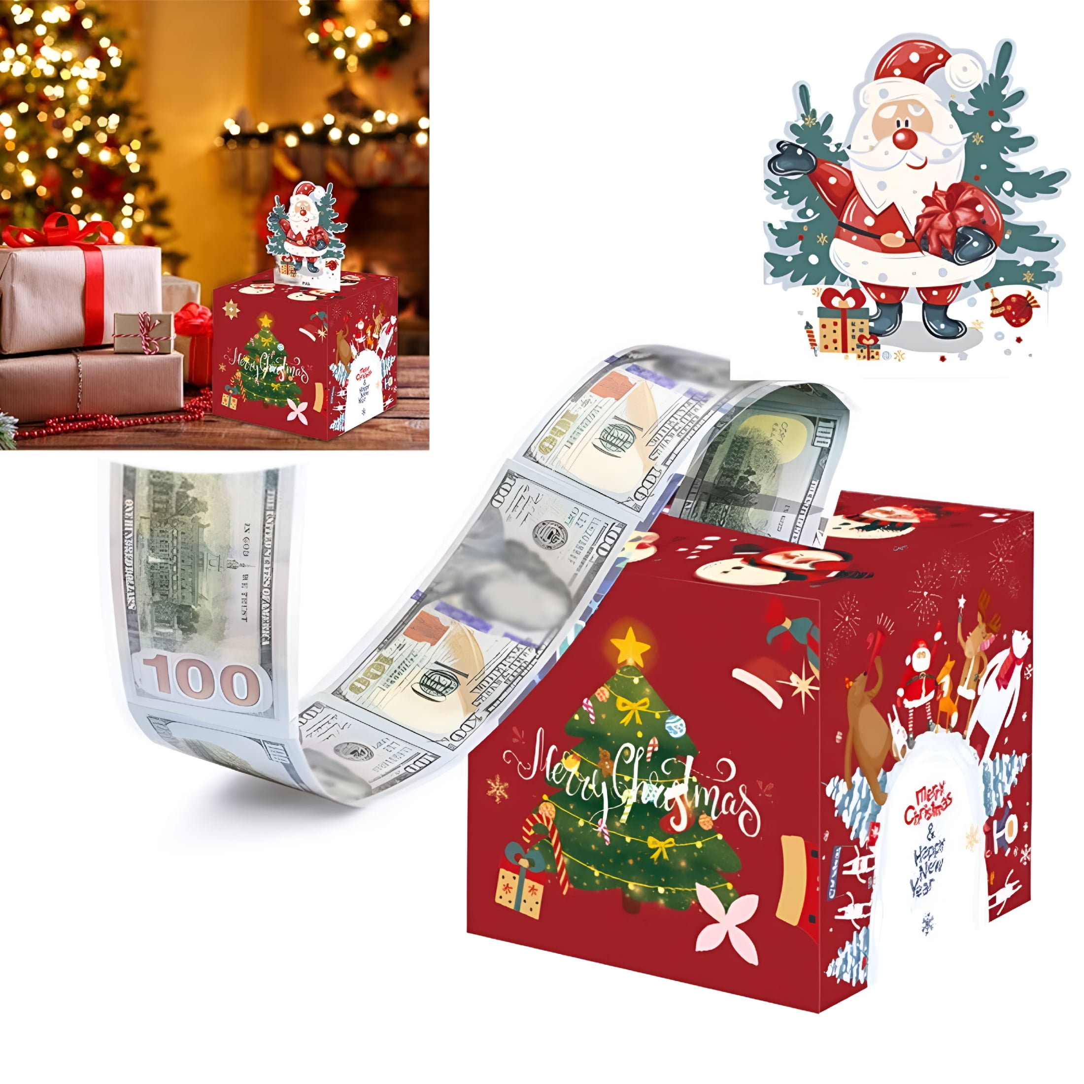 CCOCC Christmas Money Holders for Cash Christmas Money Box for Cash ...