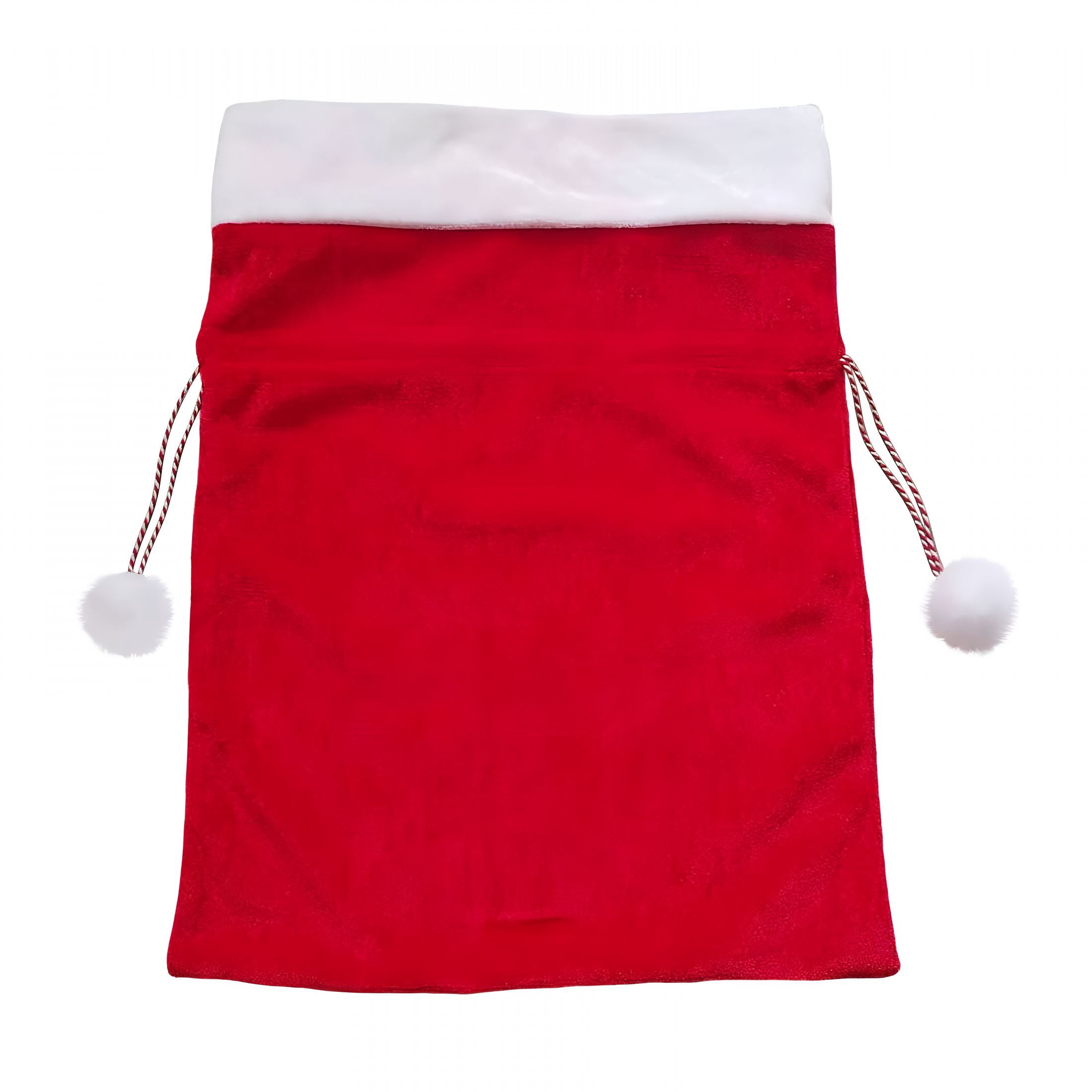 CCOCC Christmas Red Velvet Gift Bag for Holiday Gifts-Santa Claus ...