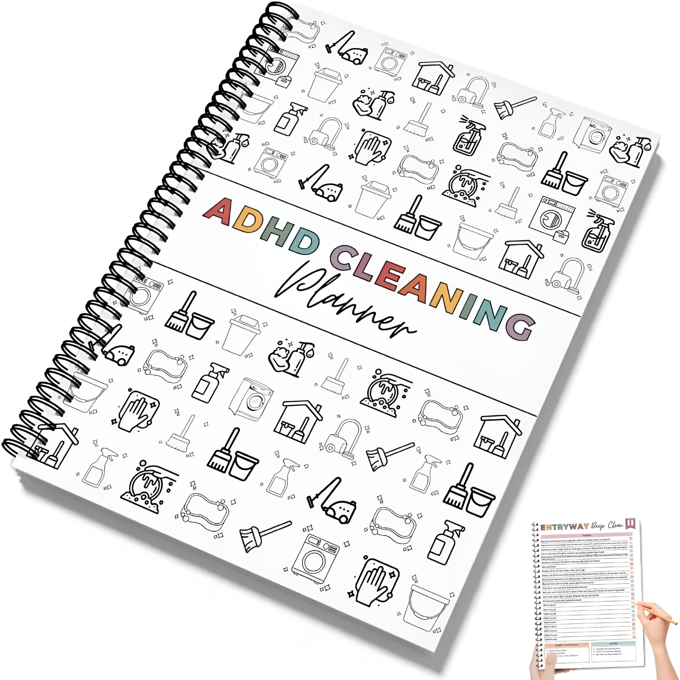 CCOCC Cleaning Planner for Adults - Organizing Toolkit with Cleaning ...