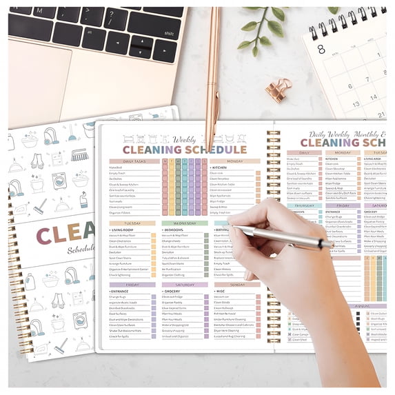 CCOCC Cleaning Planner,Cleaning Schedule and Checklist Organizer,Daily ...