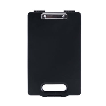 Heavy Duty Locking Storage Clipboard, Metal Box with File Compartment ...