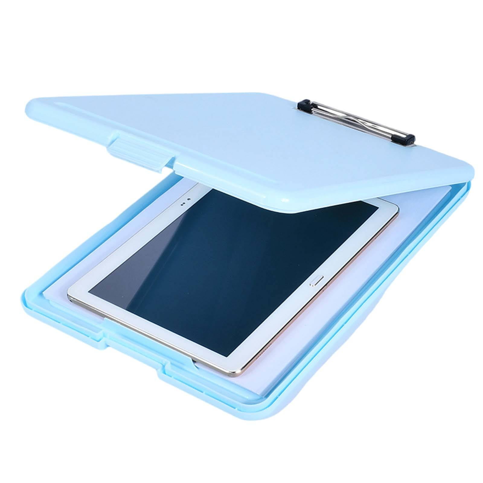 CCOCC Clipboard,File Box Clipboard with Storage,Solid Colour Clip Board ...