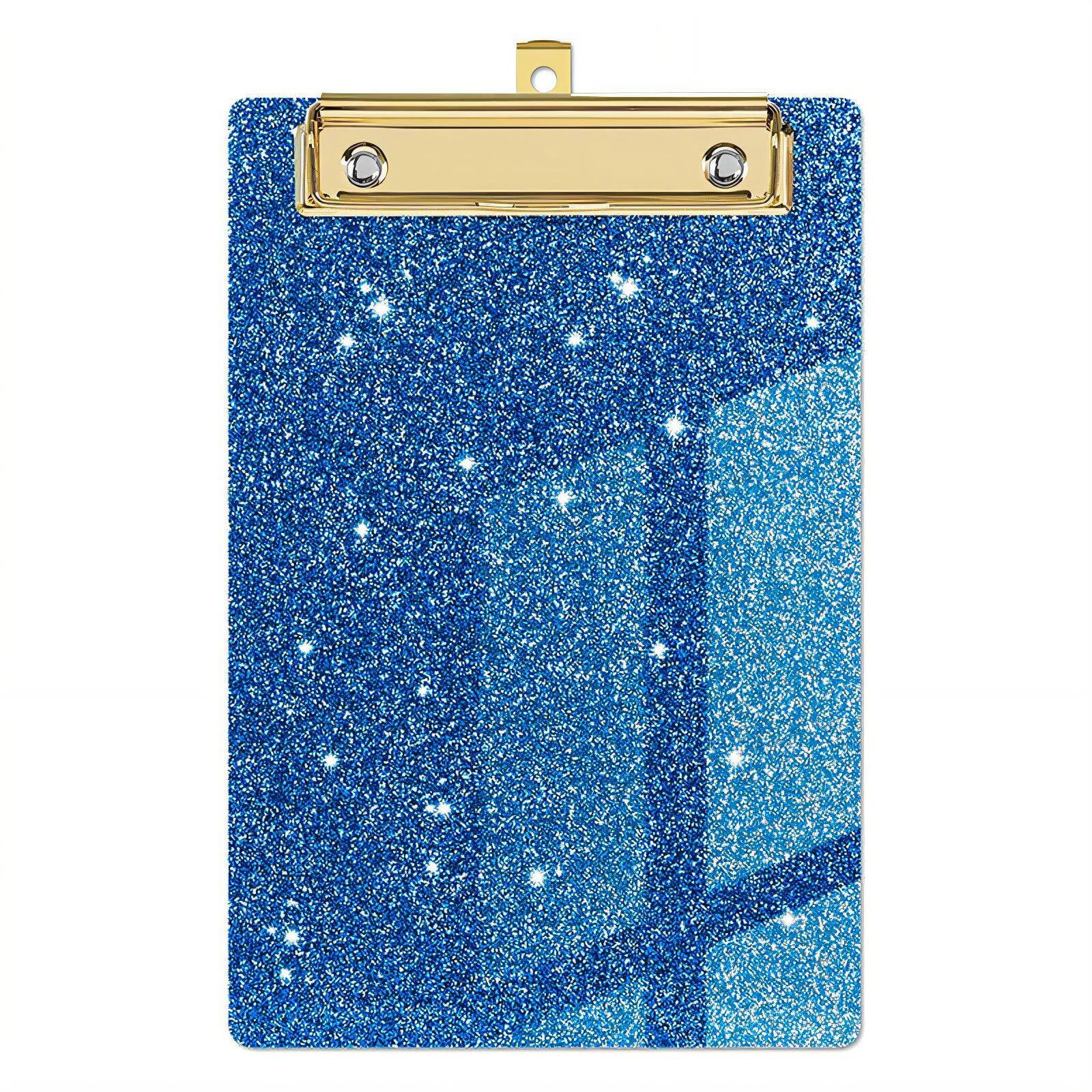 EKIDAZB Clipboard with Storage Sparkling Acrylic Material Plastic ...