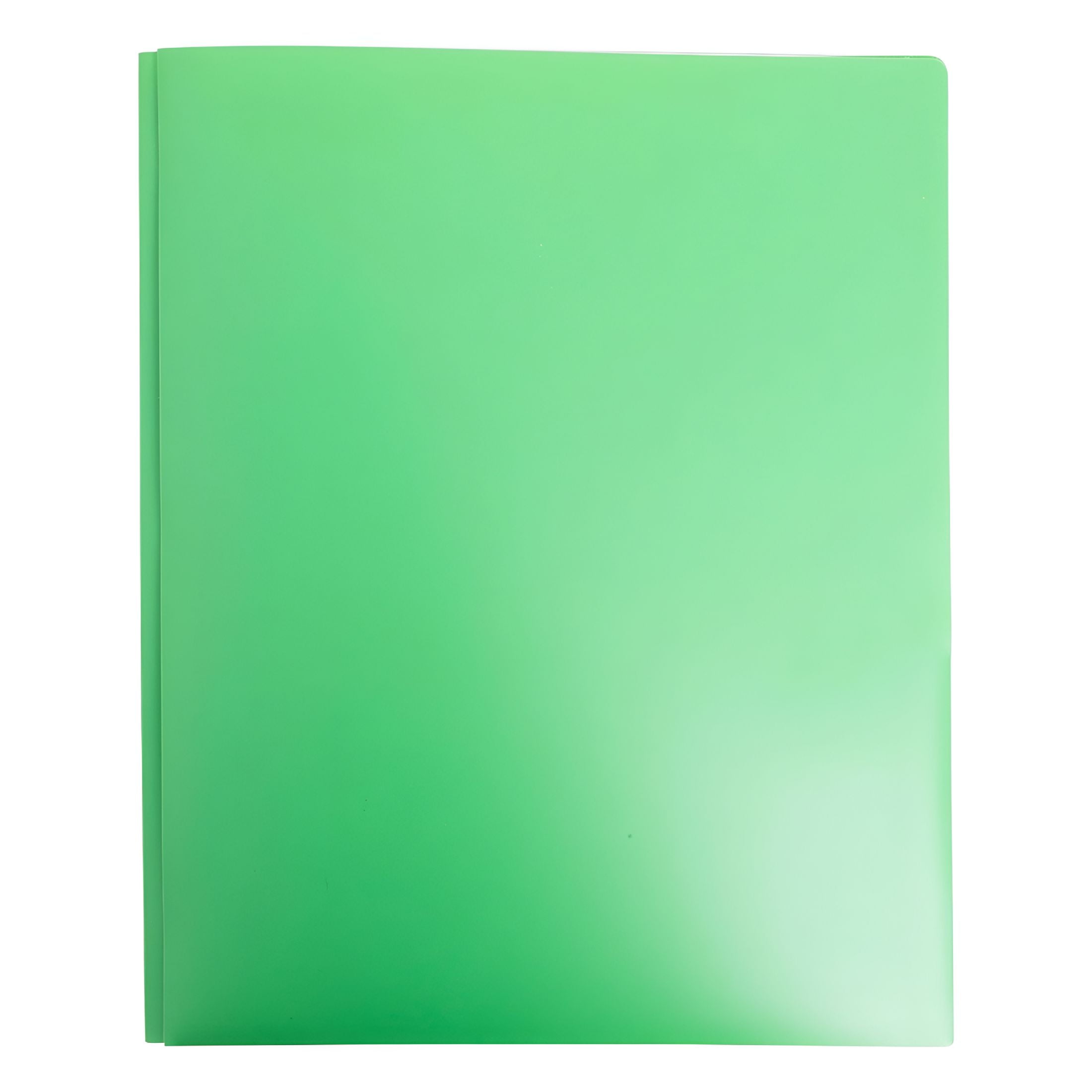 CCOCC Colored Plastic Folder with Pockets and Prongs (Assorted Colors 2 ...