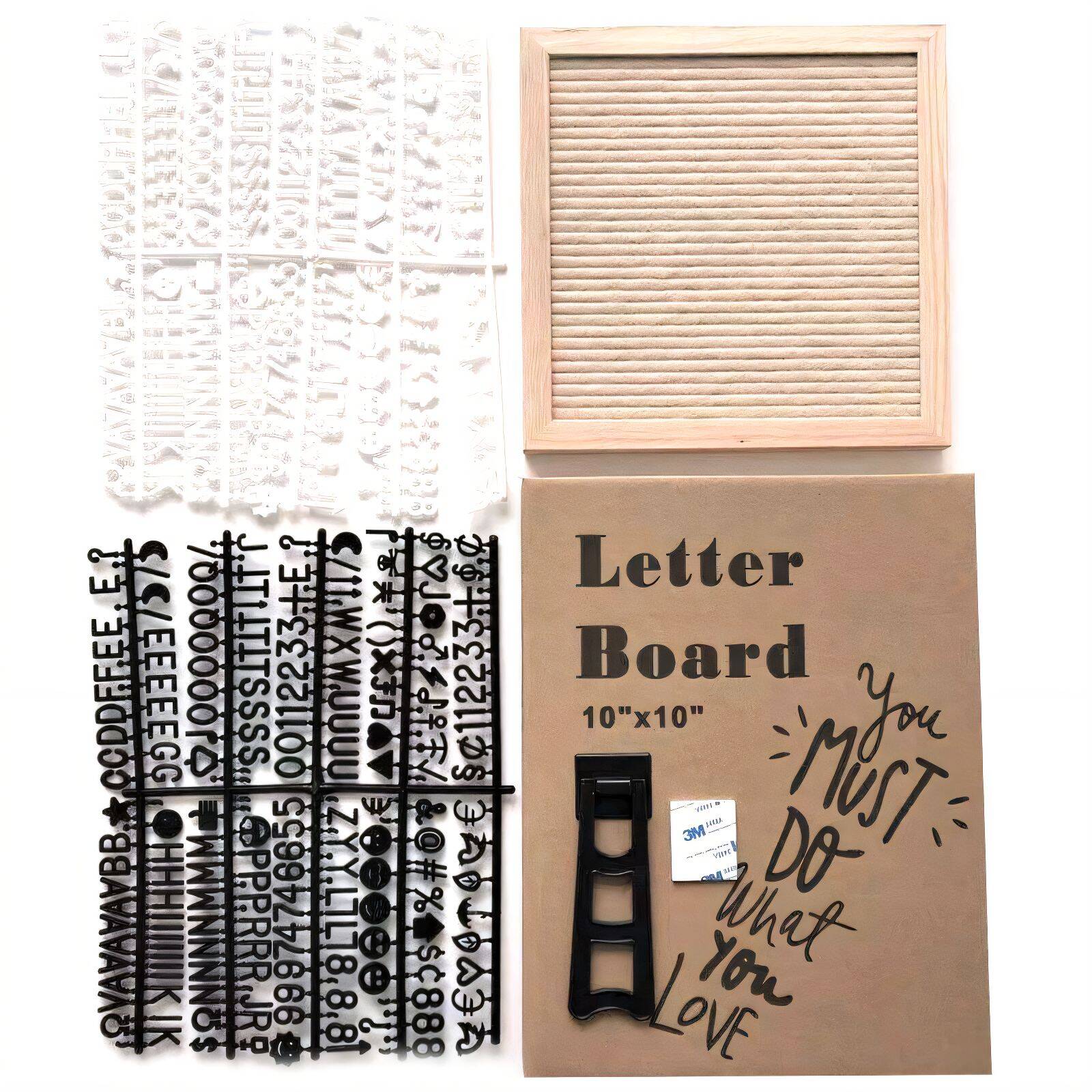CCOCC Cork Board,Creative Messages Letter Board,Fun Setup Wall Pack ...