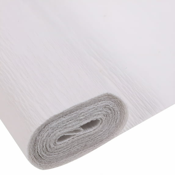 CCOCC Crepe Paper White For Diy Craft And Gift Wrapping 1Pack 98x19in ...