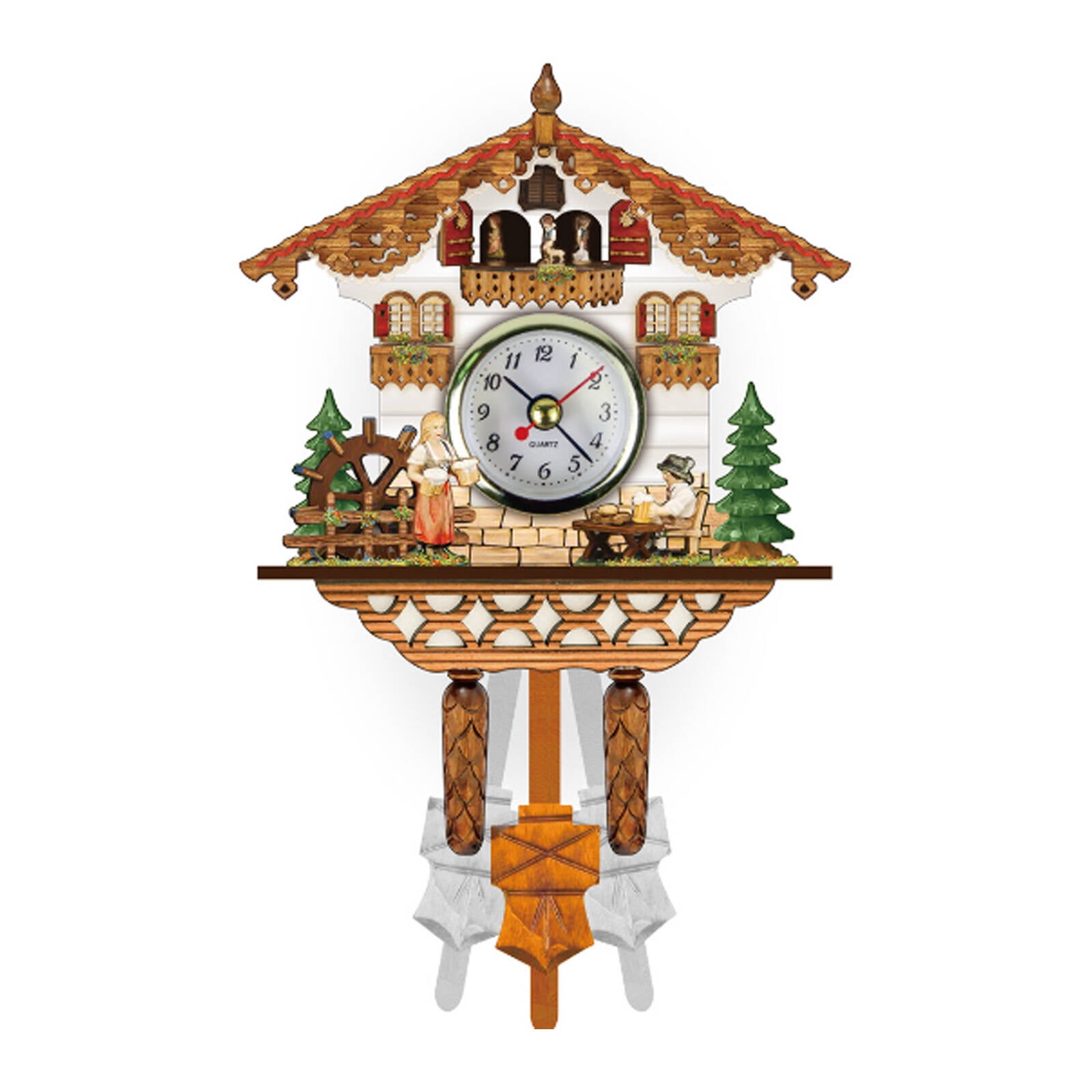 CCOCC Cuckoo Clock,Refined Traditional Wall Clock,Authentic German ...