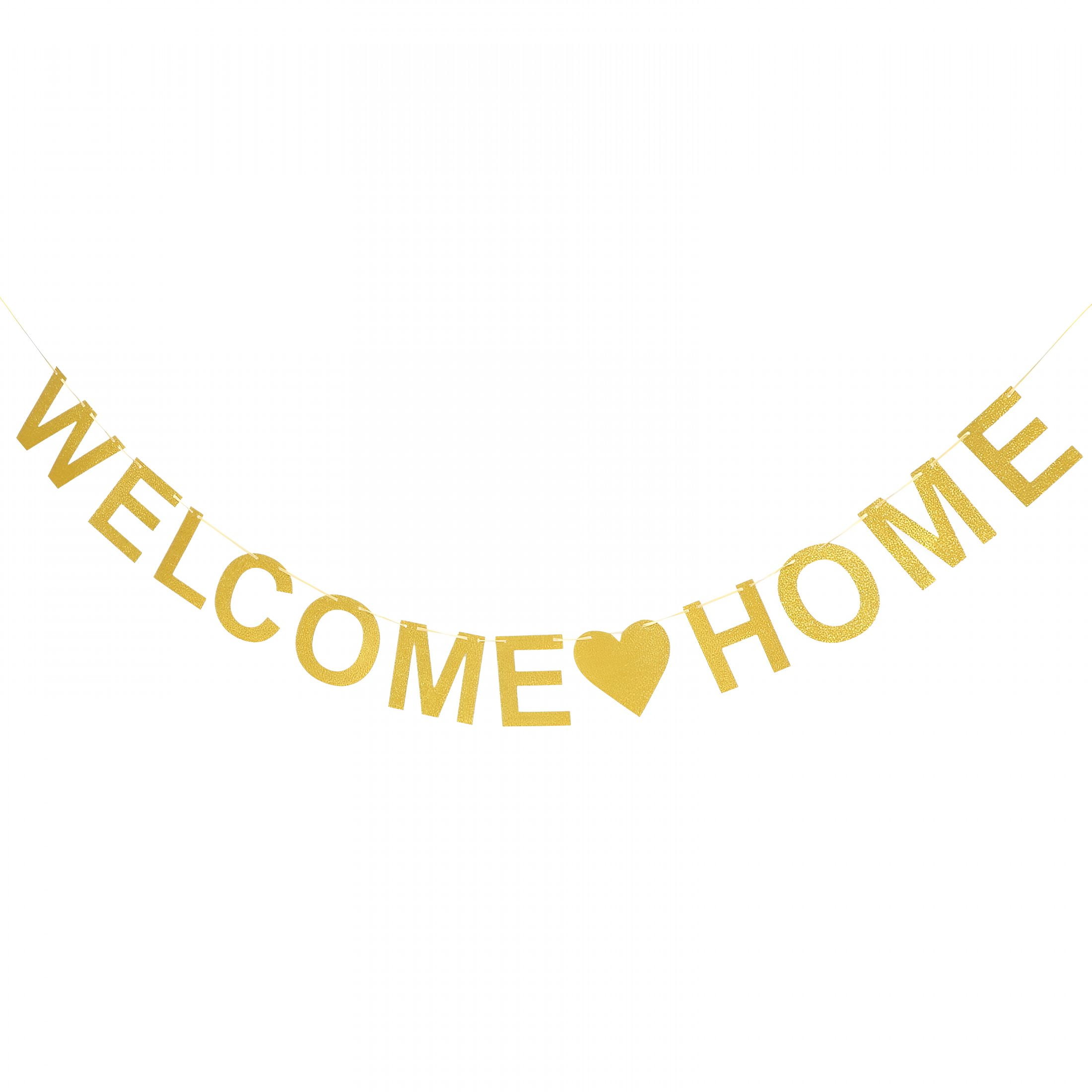CCOCC Decorations Welcome Sign for Party Welcome Home Banner Welcome ...