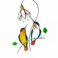 Solymall Spirit Bluebird, Crystal Sky Bluebird Stained Art Ornament, 2D ...