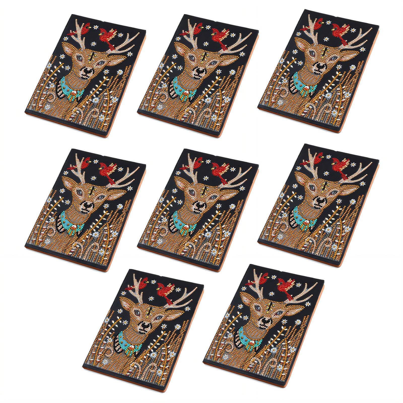 CCOCC 8Pcs Diamond Art Kits,Notebook Diy Kits for Adults,Mixed Maxdia ...
