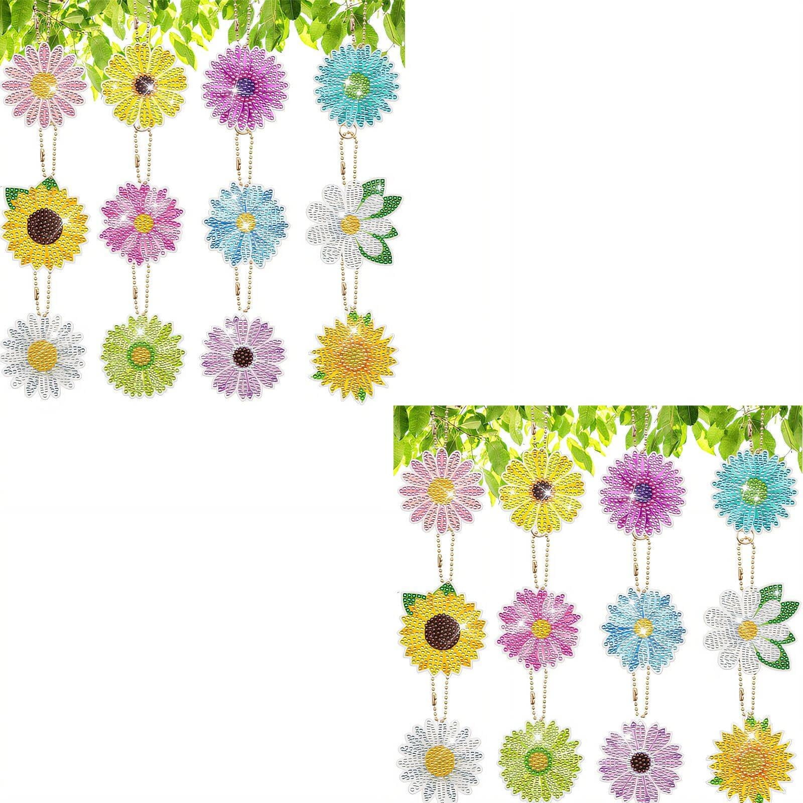 CCOCC 24Pcs Diamond Painting Kit,Widgets Stitch Diamond Art,Daisy ...