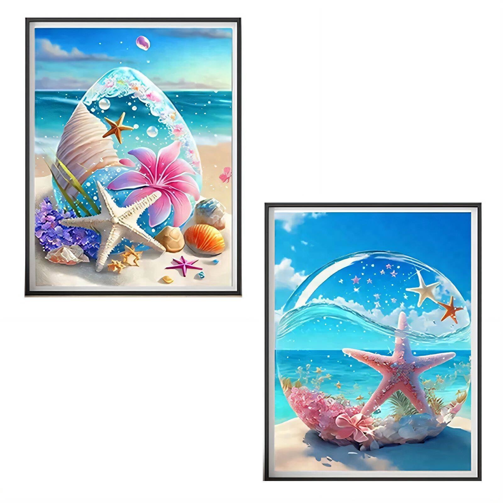 CCOCC 2Pcs Diamond Art Kits,12*16in Dimond Art Paintings,Mixed Maxdia ...