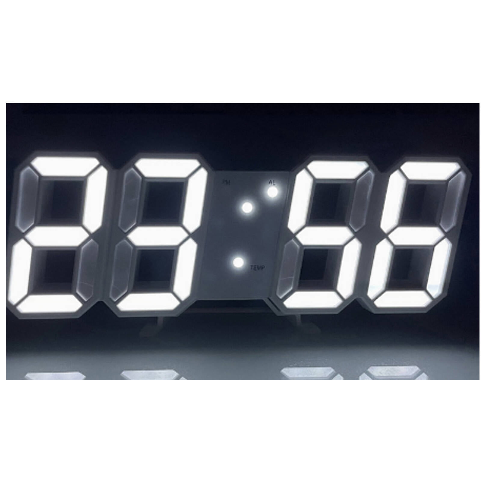 CCOCC Digital Clock,3D Display Digital Calendar,Auto-Dimming Digital ...