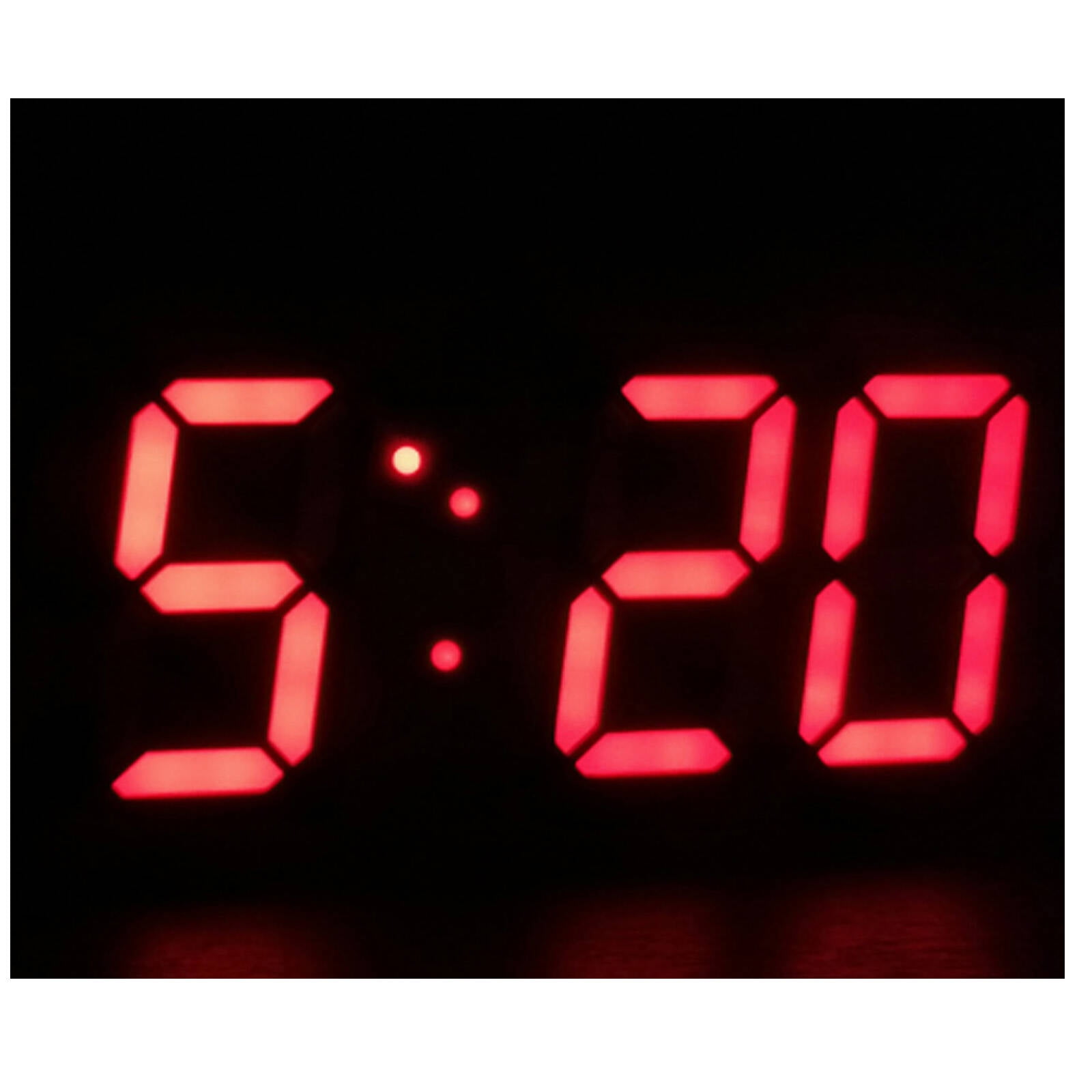 CCOCC Digital Clock,Efficient Auto-Dimming Digital Calendar,LED Digital ...