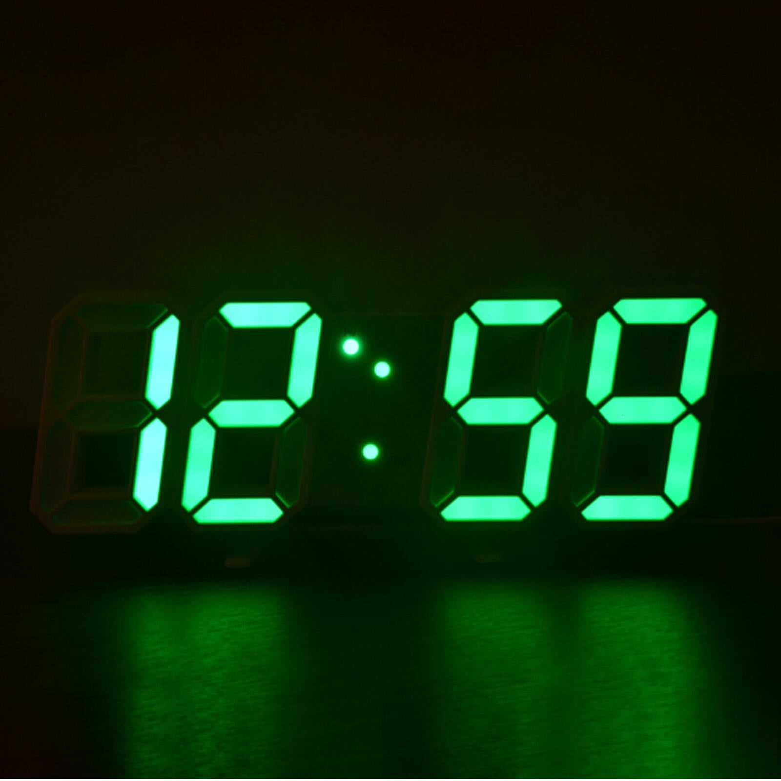 CCOCC Digital Clock,Modern Auto Brightness Adjustment Digital Calendar,Voice Control Digital ...