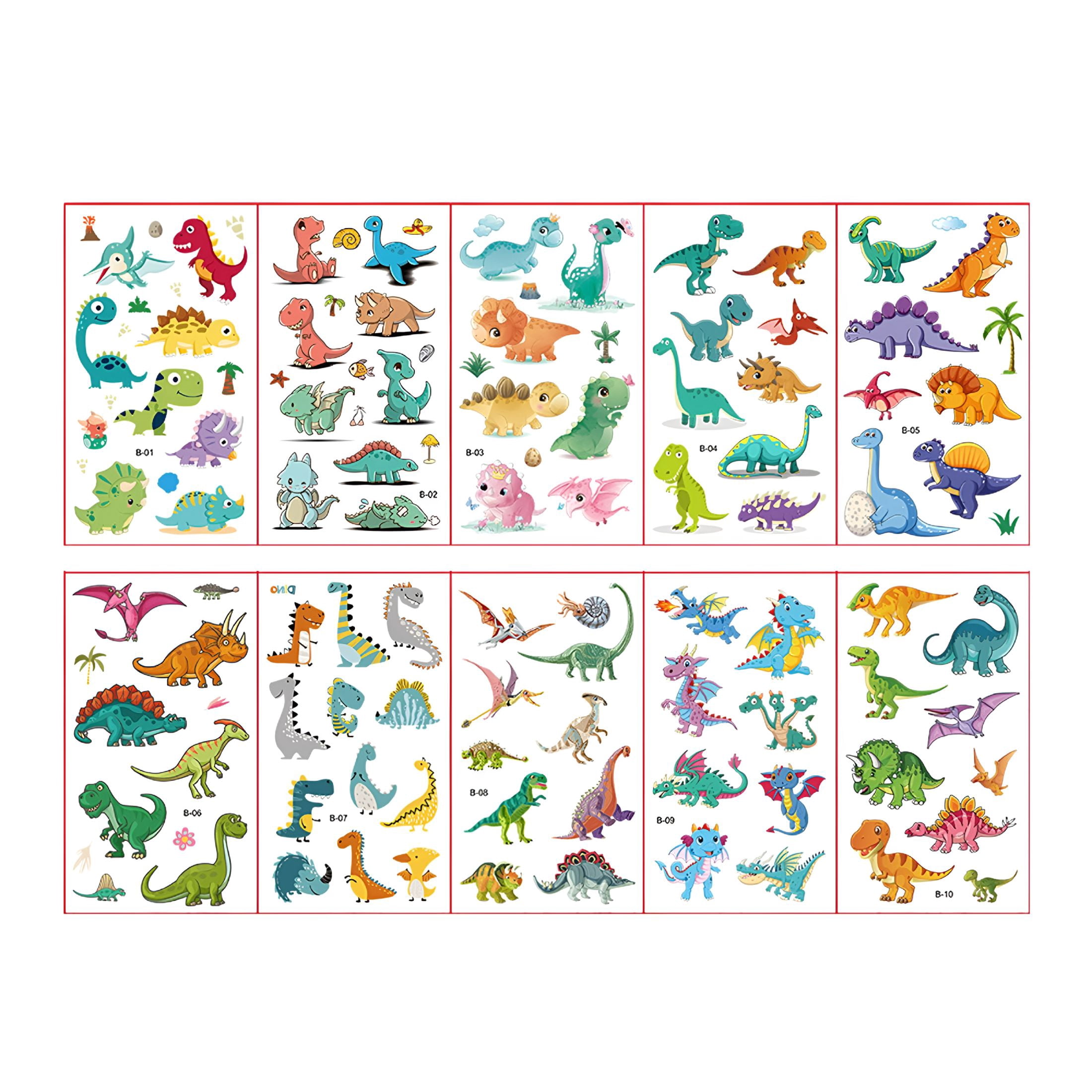 CCOCC Dinosaur Stickers for Kids,Boys,Girls,Toddlers,Teacher Stickers ...