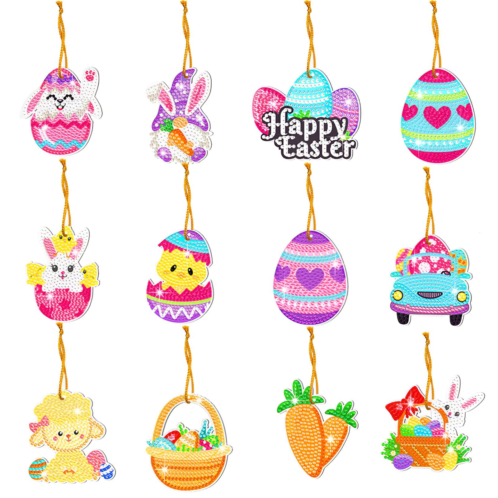 CCOCC Easter Diamond Art,Fine Craftsmanship Diamond Painting Keychain ...