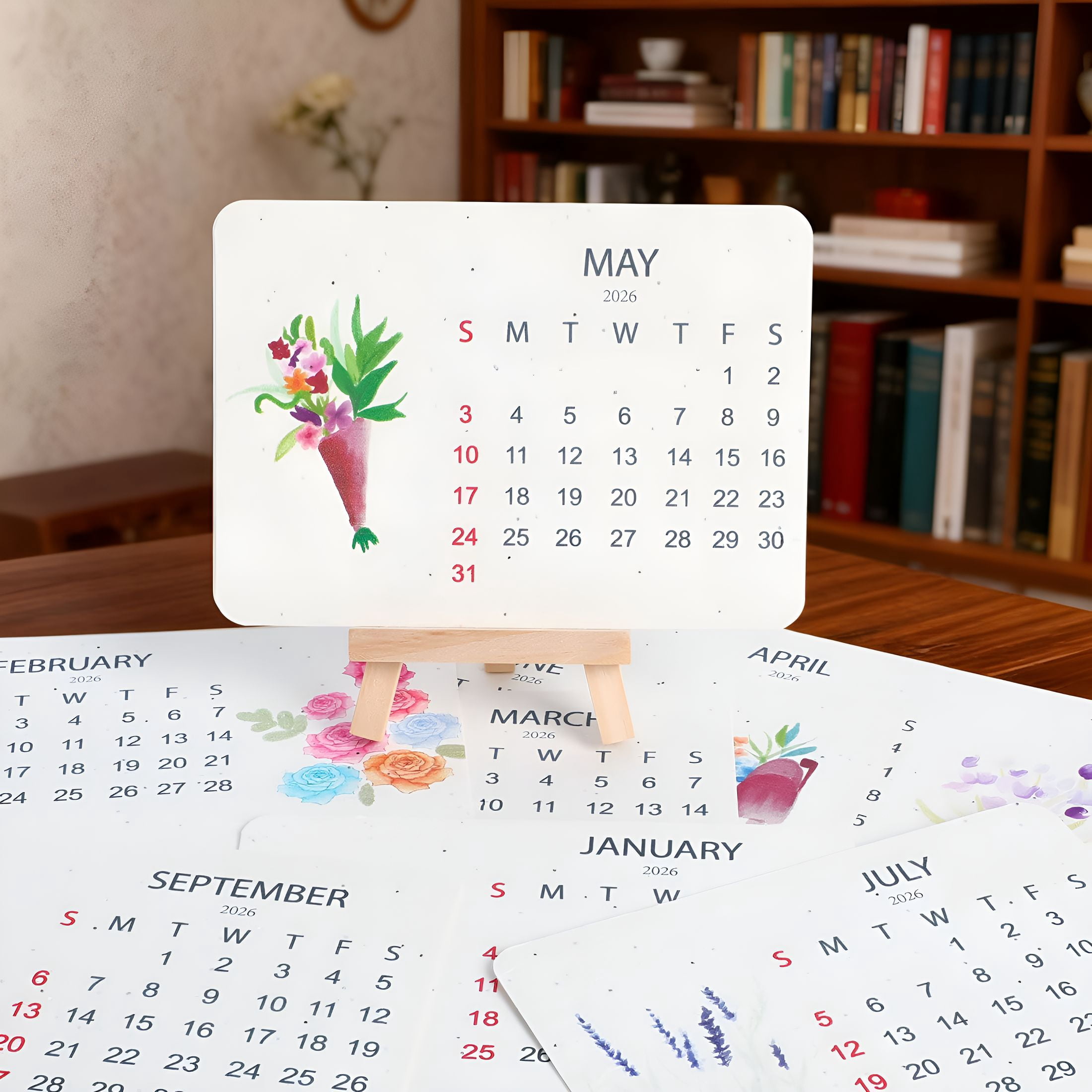 CCOCC 2026 New Eco-Friendly Plantable Love Seed Calendar 2026,Perfect ...