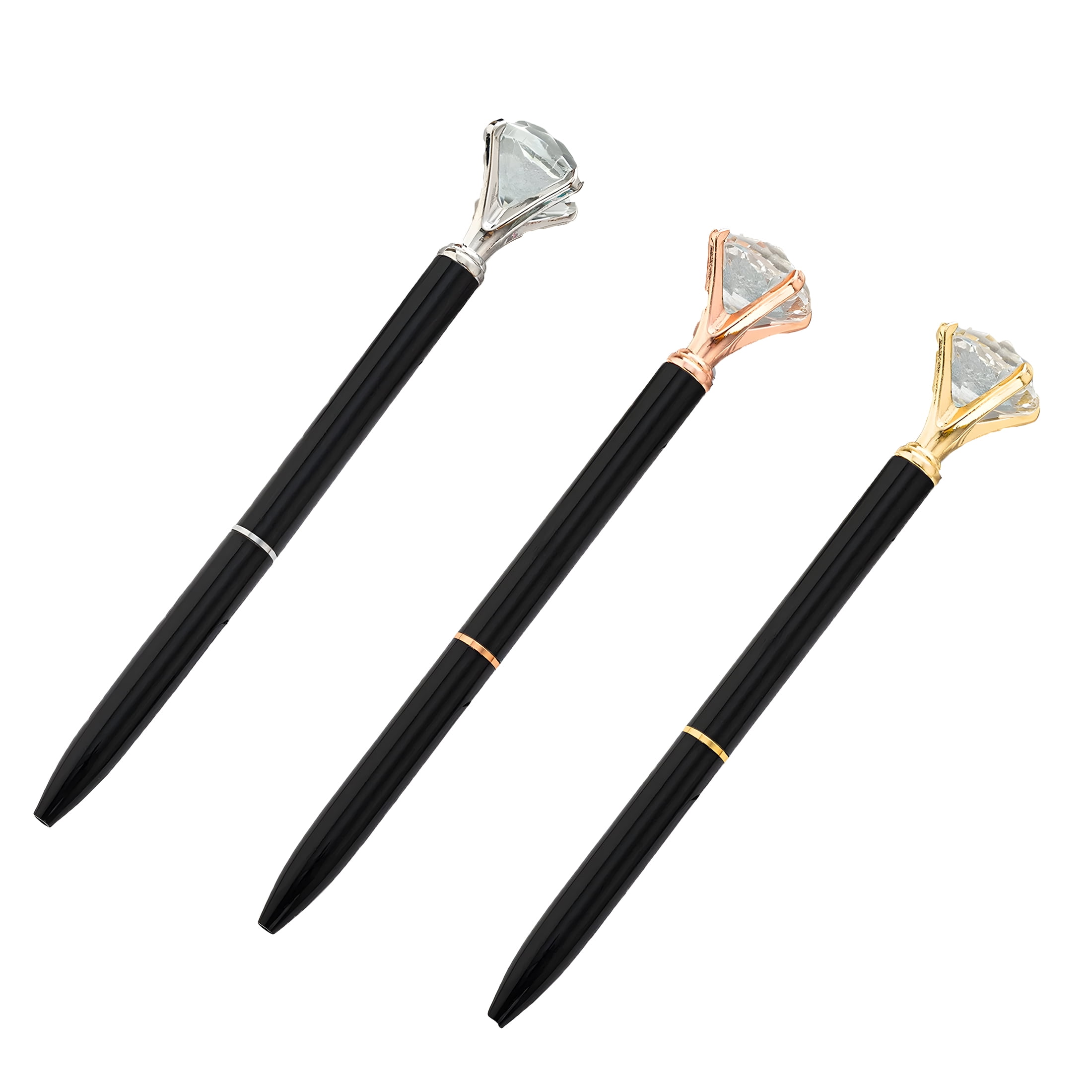 CCOCC Fancy Pens–Diamond Accented Metal Ballpoint Pens for Women & Men ...