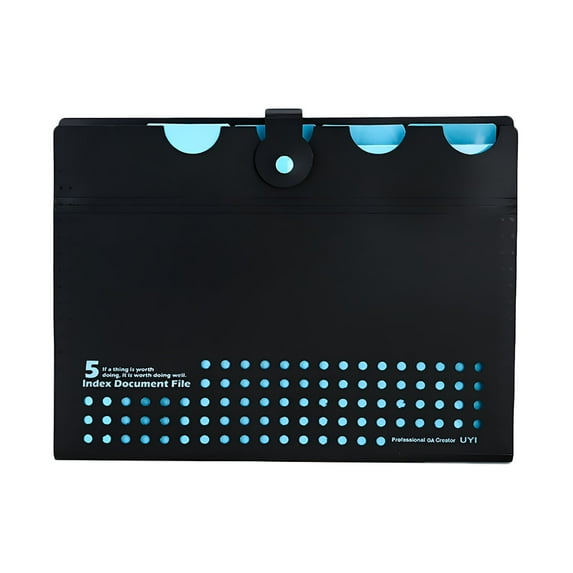 CCOCC File Folder 5 Pockets Expanding File Folder with Labels,File ...