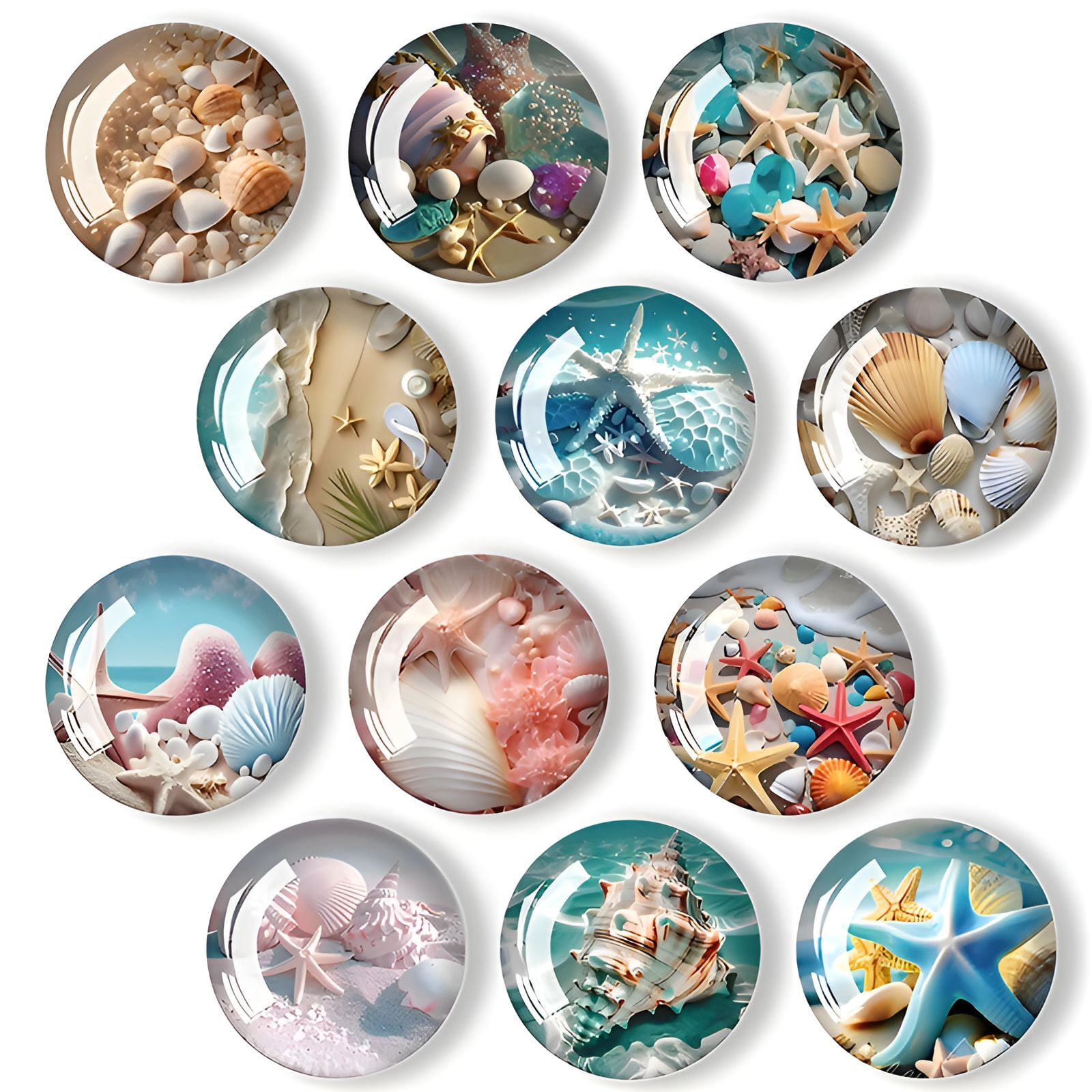 CCOCC Fridge Magnets,Dreamy Ocean Design Refrigerator Magnets,Eco ...