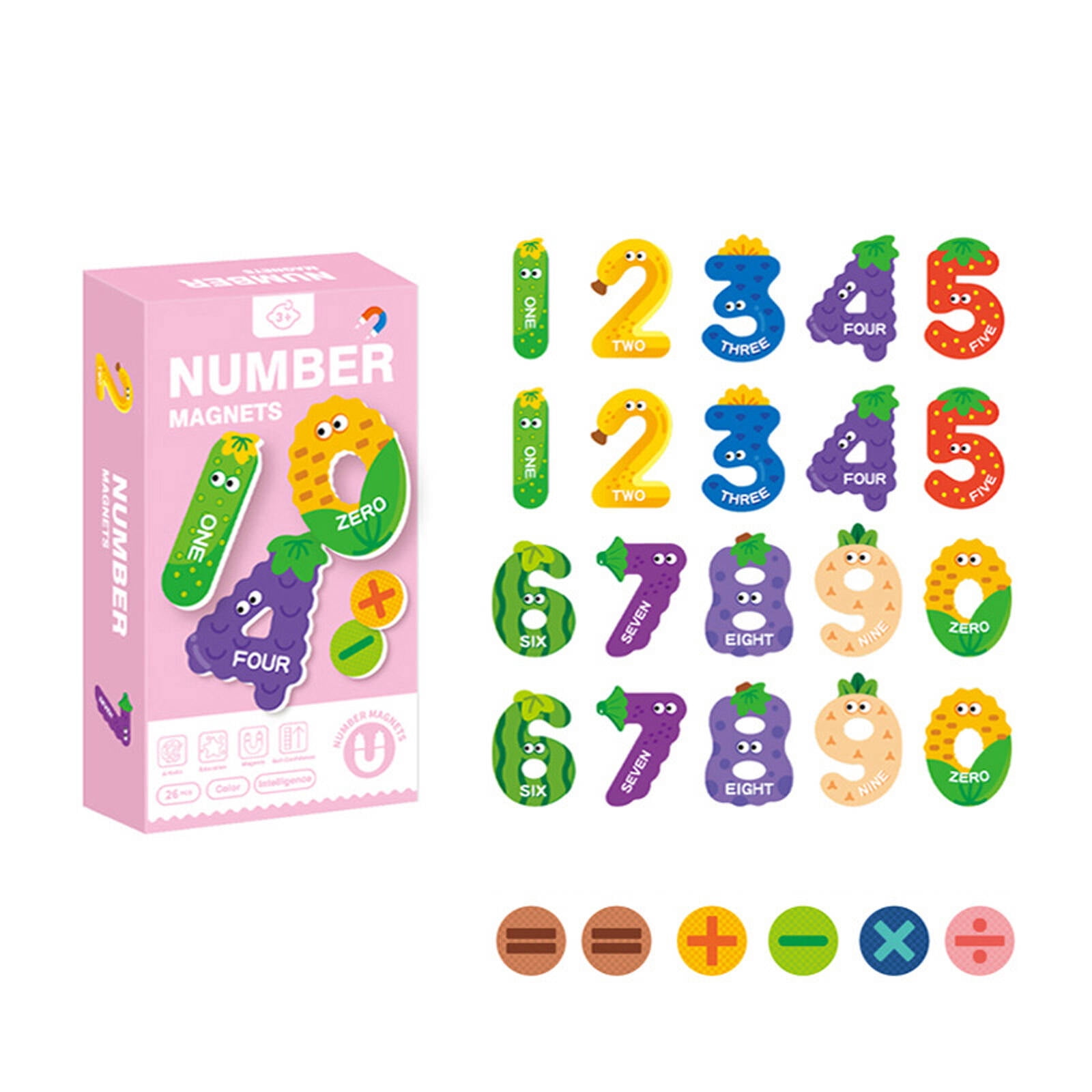 CCOCC Fridge Magnets,Fun Learning with Letters and Animals Refrigerator ...