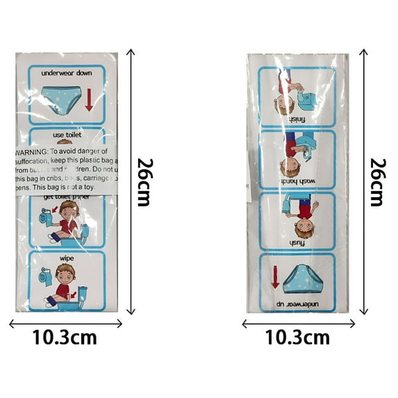CCOCC Gift 10x51cm Toilet Card for Kids Potty Training Visual Aid Potty ...