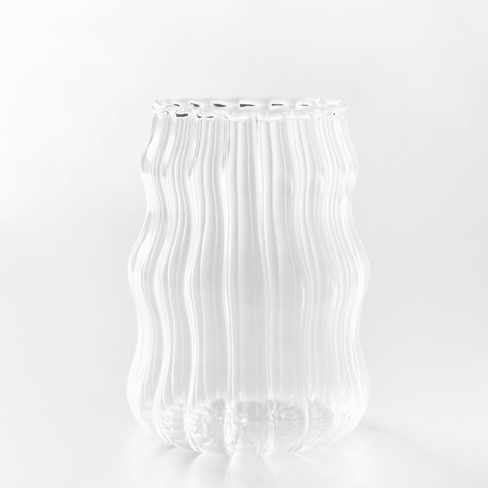 CCOCC Glass Cups,Handcrafted Iced Coffee Cup,Ergonomic Glass Coffee ...