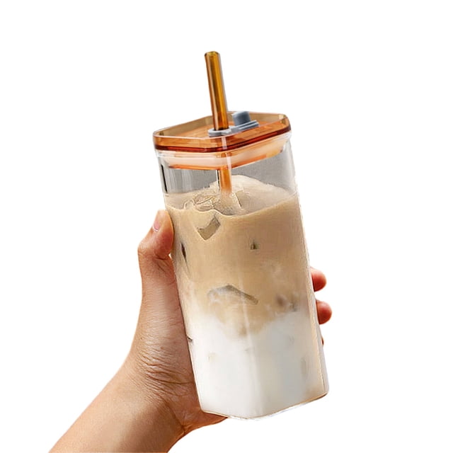 CCOCC Glass Cups,Innovative Iced Coffee Cup,High-Performance Glass ...