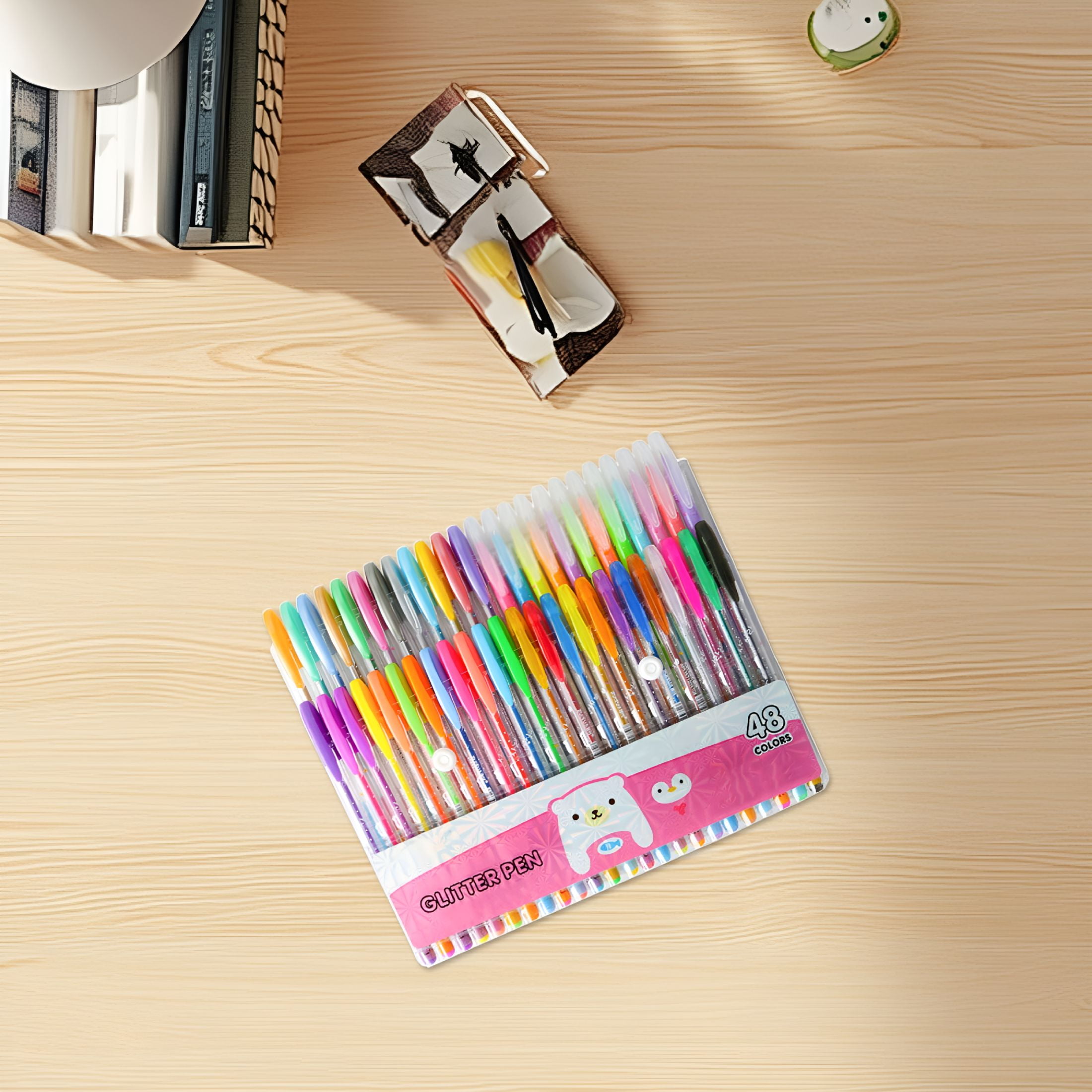CCOCC Glitter Gel Pens,48 Color Gel Pens Set,Neon Glitter Gel,Writing ...