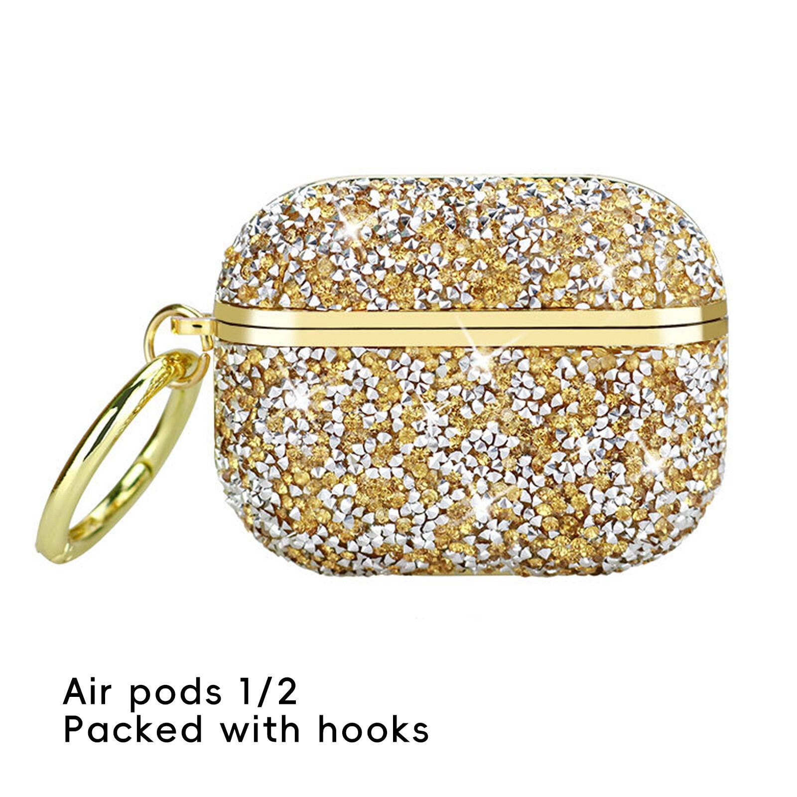 CCOCC Headphone Case,105° Elastic Opening for Air Pod Case,Sparkling ...