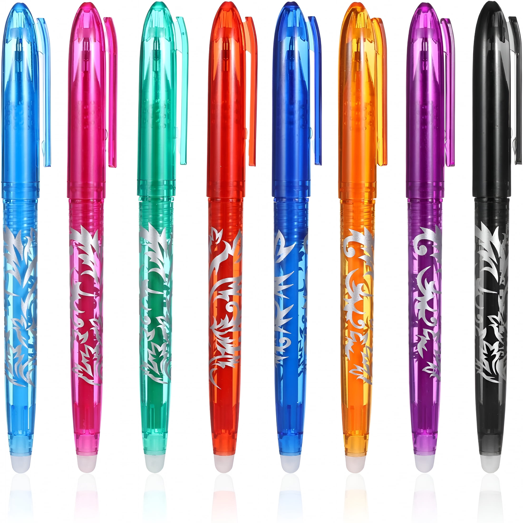 CCOCC Heat Erasable Pens for Fabric 8 Pcs,Friction Pens for Sewing with ...