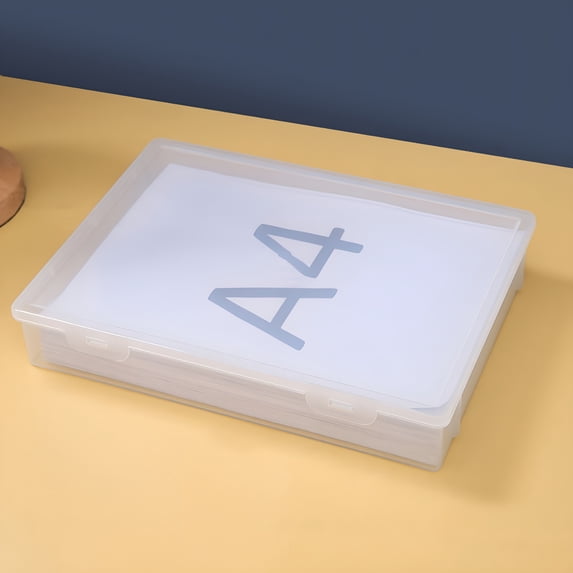 CCOCC Heavy-Duty A4 Document Storage Box, Waterproof File Organizer ...