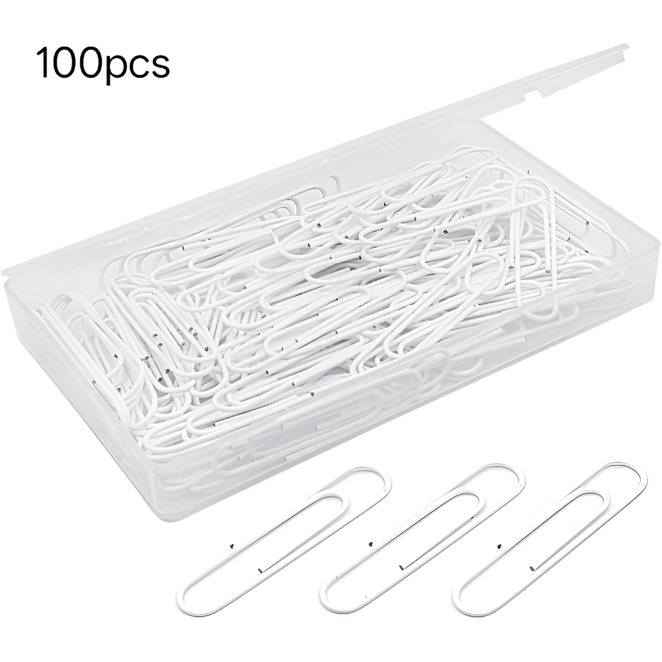 CCOCC Jumbo Paper Clips, Large, 50mm/2 inches, Smooth, 100 Clips/Box ...