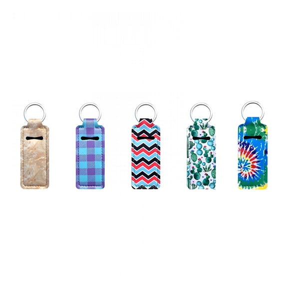 DESIGNICE 2026 New Key Chain,Compact Chapstick Holder Key Ring,Simple ...