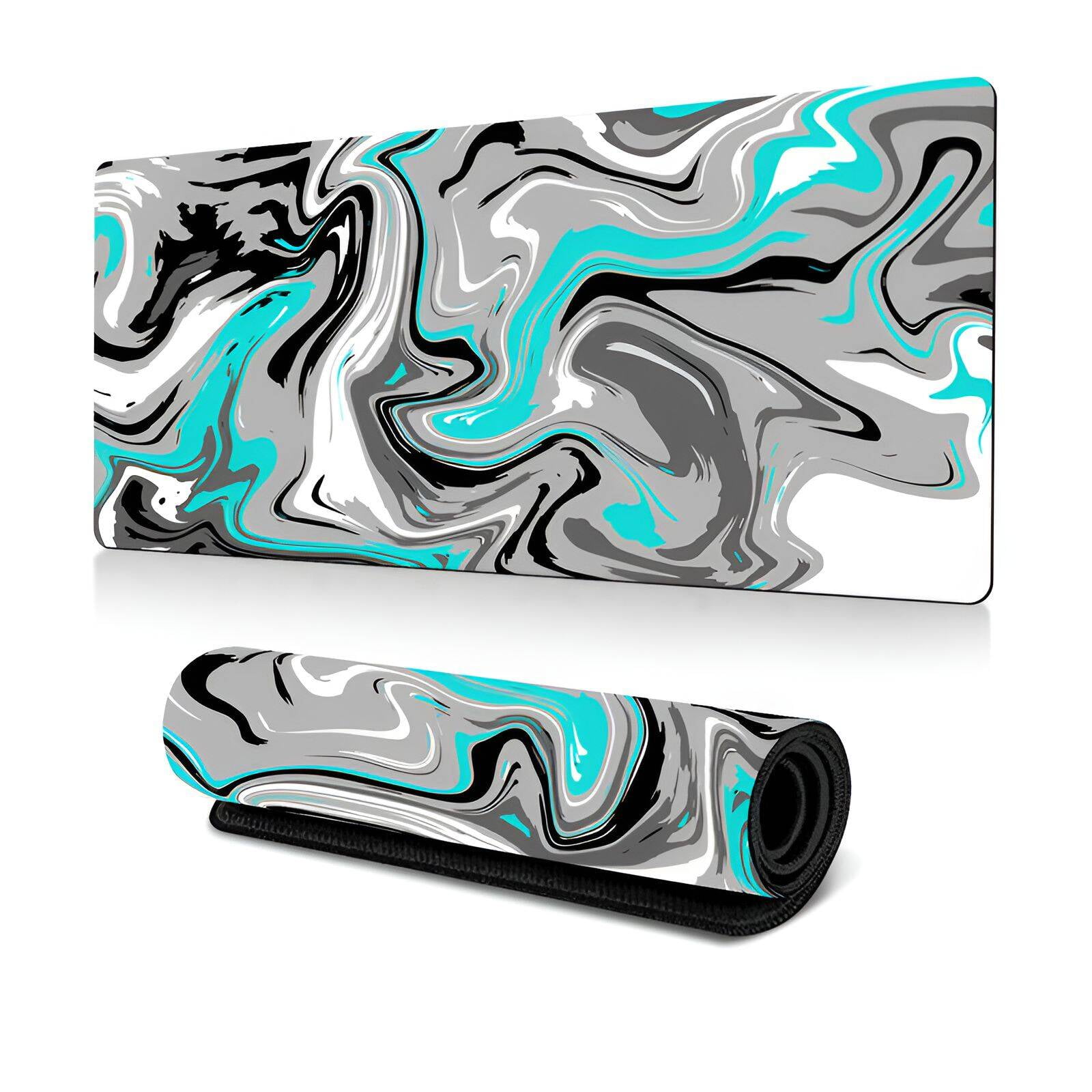CCOCC Keyboard and Mouse Pad,Abstract Ripple Design Mouse Pads for Desk ...
