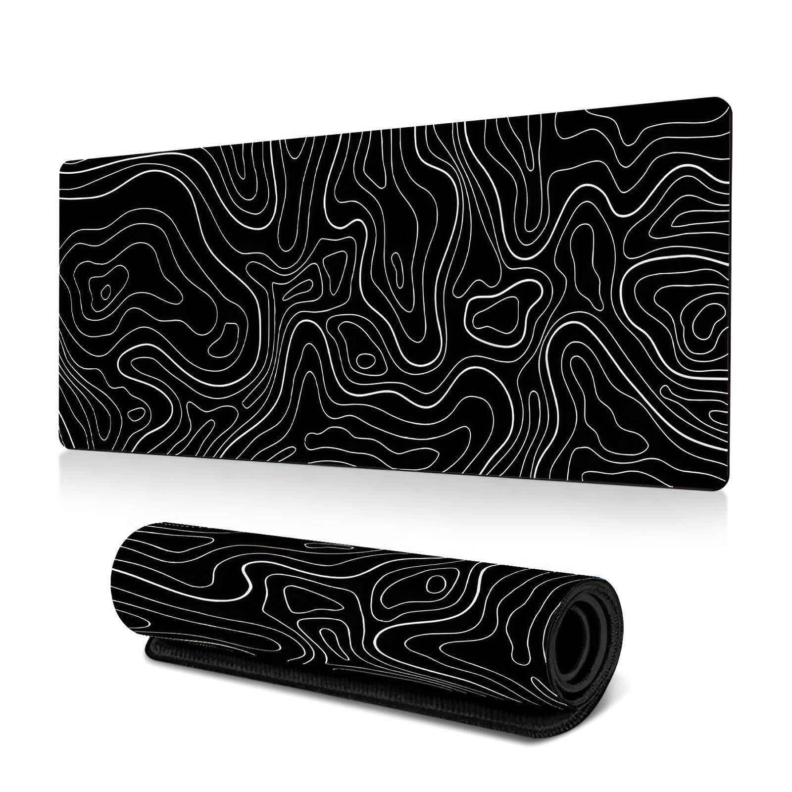 CCOCC Keyboard and Mouse Pad,Abstract Ripple Design Mouse Pads for Desk ...