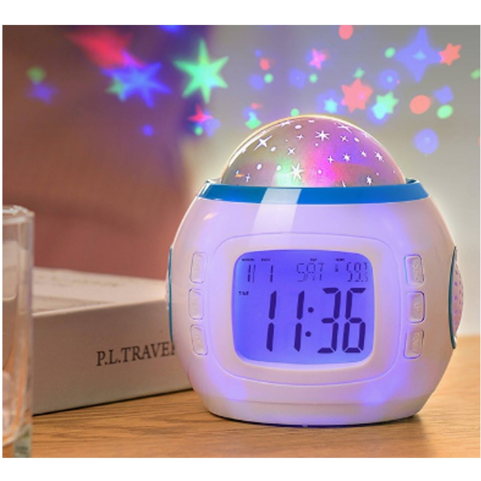 CCOCC Kids Alarm Clock,Magical Projection Alarm Clock with Starry Night ...