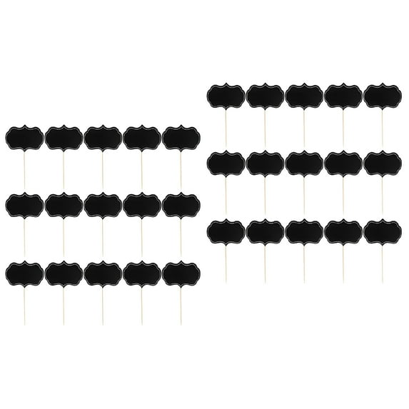 CCOCC Label Insert Ingredients Props Labels Mini Chalkboard Food for ...