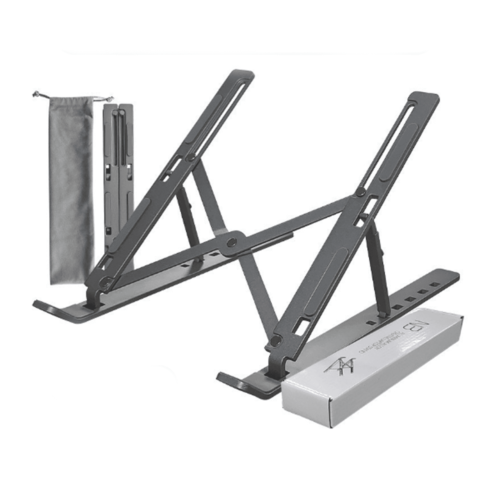 CCOCC Laptop Stand Aluminum Alloy Construction Dual-Track Anti-Slip ...