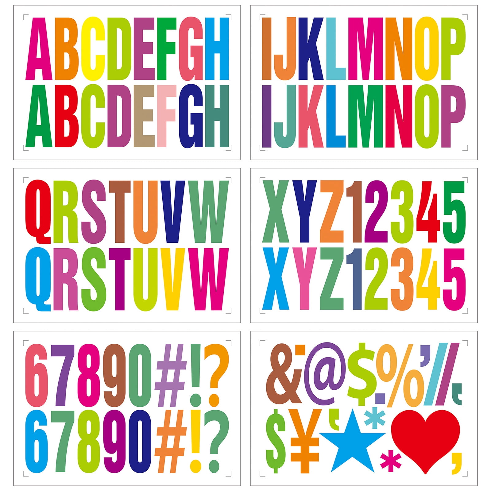 CCOCC Letter Stickers,Multi-Purpose Decoration Scrapbooking Letters ...