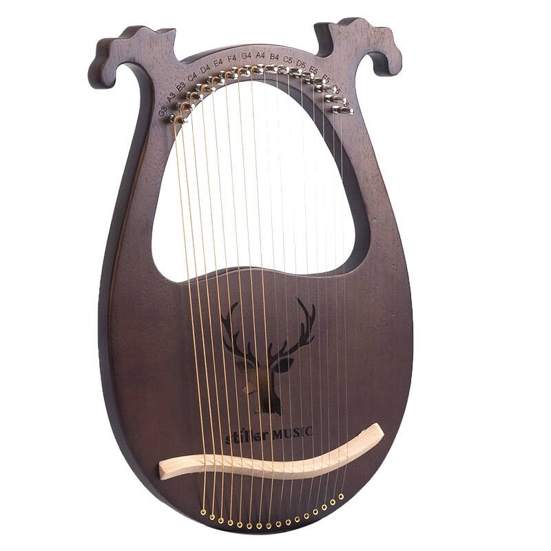 CCOCC Lyre Harp Easy to Play Harp Rich Sound Lyre Lightweight Sky Blue ...