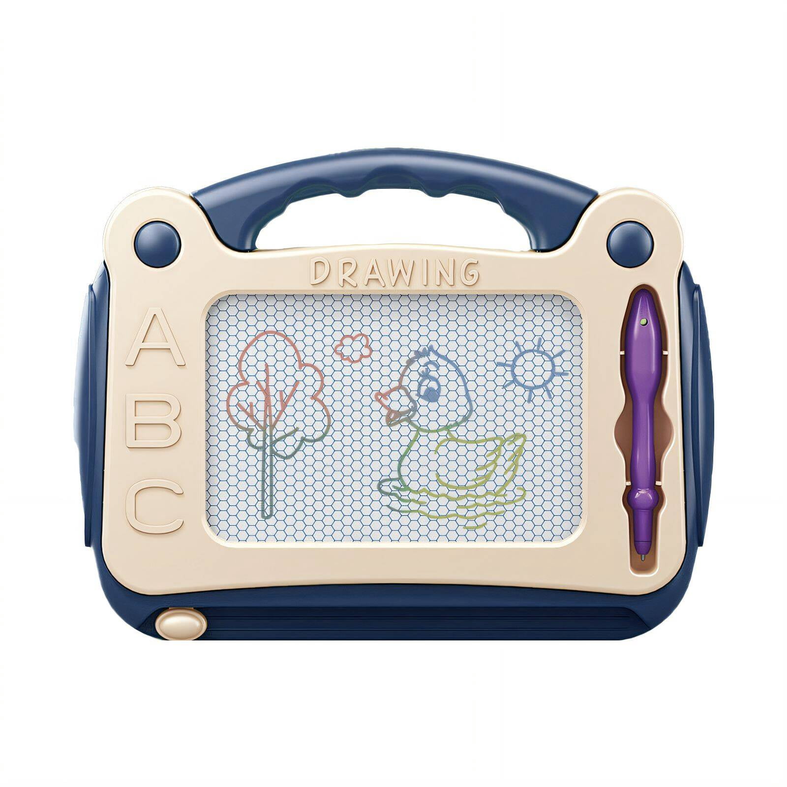 CCOCC Magnetic Drawing Board Four Color Zones Magnetic Board for Kids ...