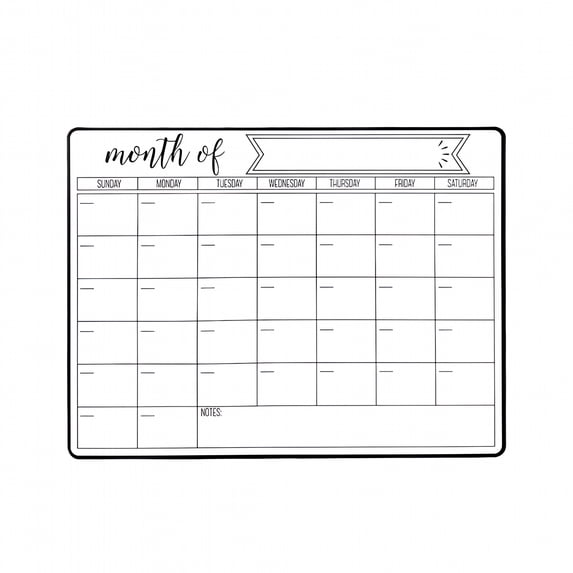 CCOCC Magnetic Dry Erase Calendar for Refrigerator,Monthly Weekly Daily ...