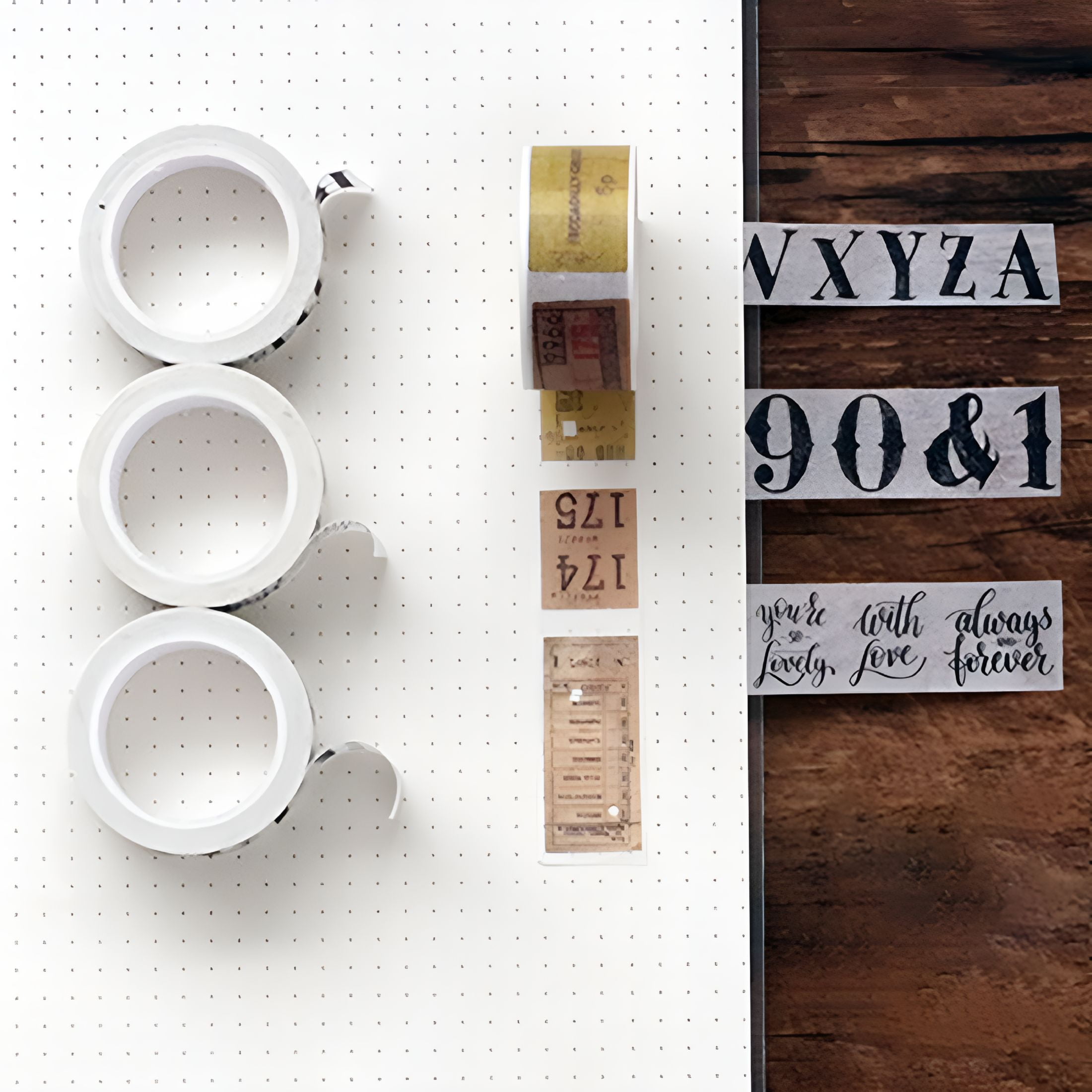 CCOCC Masking Tape Gothic Type DIY Decor Retro Adhesive Washi Tape for ...