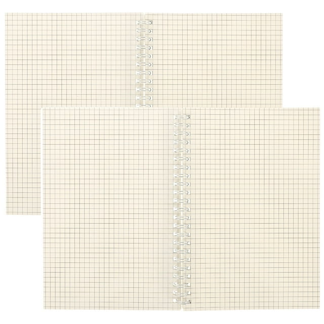CCOCC Math Notepad 2pcs Graph Paper Spiral Notebooks Math Engineering ...