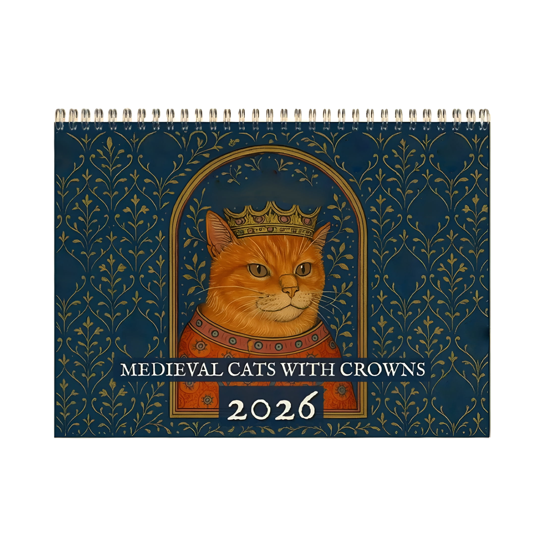 CCOCC Medieval Cats with Crowns Calendar 2026,Large Medieval Crowned ...