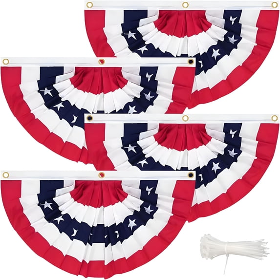 CCOCC Memorial Day Decorations 3 X 6 Ft Huge Bunting Flags with ...